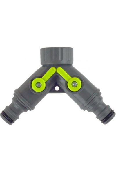 Rehau Eco Musluk Adaptörü Iki Hortum Çıkışlı Vanalı 3/4 Rehau Eco Musluk Adaptörü Iki Hortum Çıkışlı Vanalı 3/4