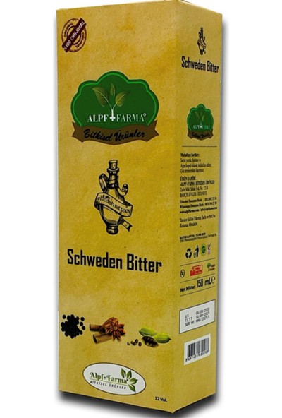 Alpf Farma Isveç Şurubu 150 ml