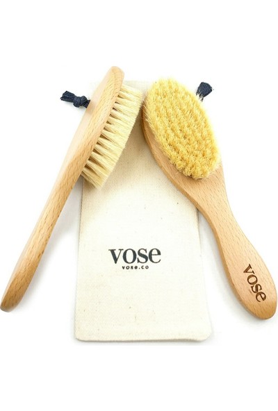 Vose Ahşap Yumuşak Bebek Saç Fırçası 0 Ay + (Keçi Kılı) Vose Ahşap Yumuşak Bebek Saç Fırçası 0 Ay + (Keçi Kılı)