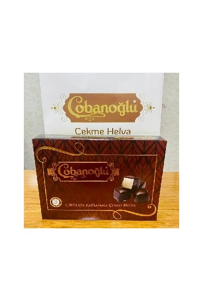 Çobanoğlu Çikolata Kaplı Sade Çekme Helva 180G