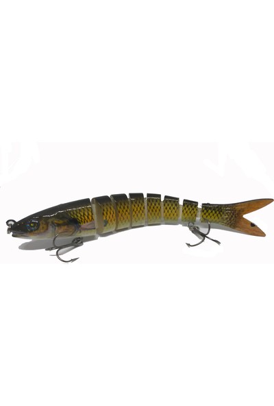 Sazan Rig Sahte Yapay Yem Eklemli 14 cm 27 gr Balık Rapala Kefal Sazan Rig Sahte Yapay Yem Eklemli 14 cm 27 gr Balık Rapala Kefal