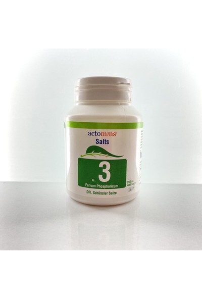 Schüssler Dr. Tuzları Nr.3 Ferrum Phosphoricum 400 Tablet