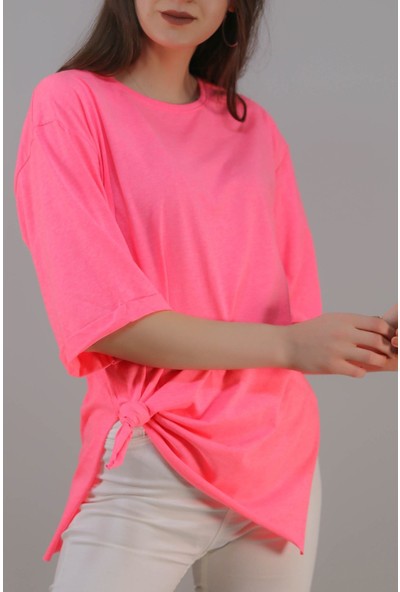 Bernam Butik Duble Kol Tişört Pembe Bernam Butik Duble Kol Tişört Pembe