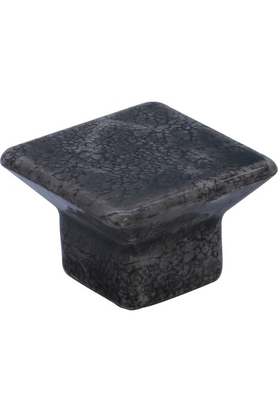 Porcellana Perla (5'li Paket) Porselen Kulp Dolap Çekmece Mobilya Mutfak Çocuk Kulbu Kare Düğme Gri Porcellana Perla (5'li Paket) Porselen Kulp Dolap Çekmece Mobilya Mutfak Çocuk Kulbu Kare Düğme Gri