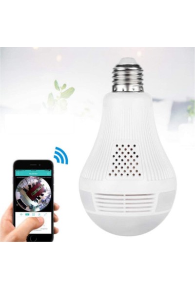 Kakusan 360° Wifi Panoramik Akıllı Ampul Kamera 1080 P Hd Hafiza Kartına Kayıt LED Aydınlatma Kakusan 360° Wifi Panoramik Akıllı Ampul Kamera 1080 P Hd Hafiza Kartına Kayıt LED Aydınlatma