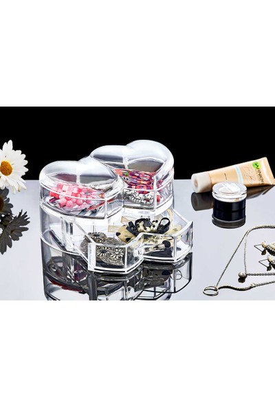 Molino Kalp Kapaklı Mücevher Kutusu Molino Kalp Kapaklı Mücevher Kutusu