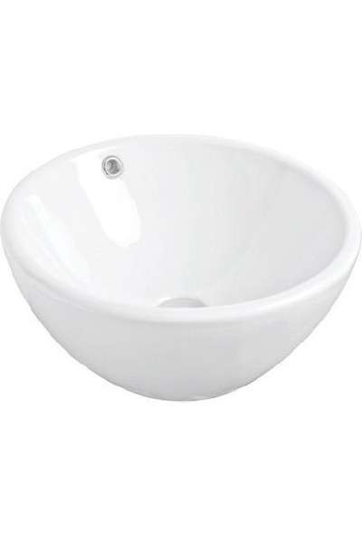 Güral Royal C42 Çanak Mobilya Üstü Beyaz Deliksiz Lavabo