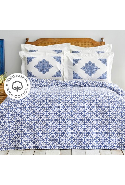 Sarah Anderson İkaria %100 Pamuk Çift Kişilik Pike Yastık Seti