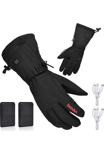 Boodun Şarj Edilebilir Elektrikli Isıtmalı Eldiven L/xl - Siyah (Yurt Dışından) Boodun Şarj Edilebilir Elektrikli Isıtmalı Eldiven L/xl - Siyah (Yurt Dışından)