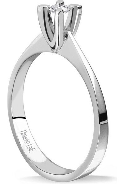 Diamond Line-Gülaylar 0,08 Karat Pırlanta Tektaş Yüzük Diamond Line-Gülaylar 0,08 Karat Pırlanta Tektaş Yüzük
