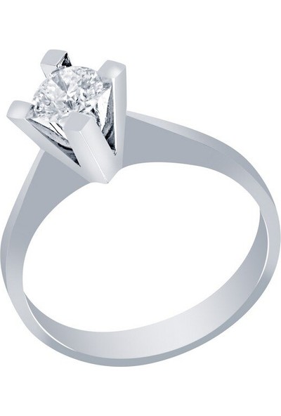 Diamond Line-Gülaylar 0,24 Karat Pırlanta Tektaş Yüzük