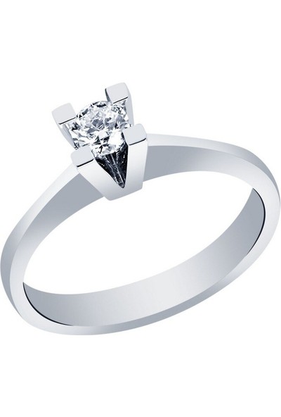 Diamond Line-Gülaylar 0,15 Karat Pırlanta Tektaş Yüzük