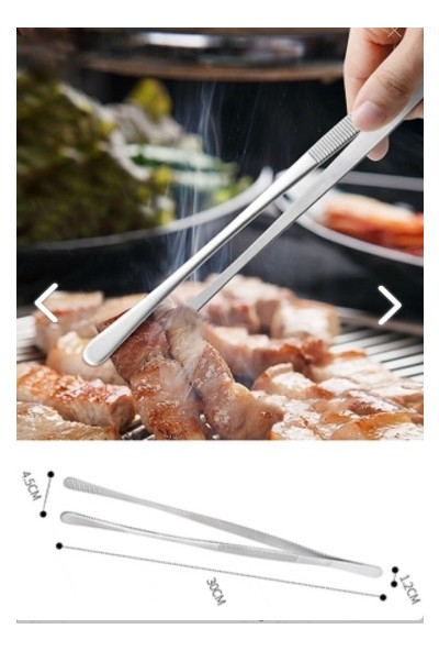 Buds and Birds Barbekü Maşa Cımbızı - Et Kızartma Maşası - Profesyonel Şef Cımbızı Buds and Birds Barbekü Maşa Cımbızı - Et Kızartma Maşası - Profesyonel Şef Cımbızı