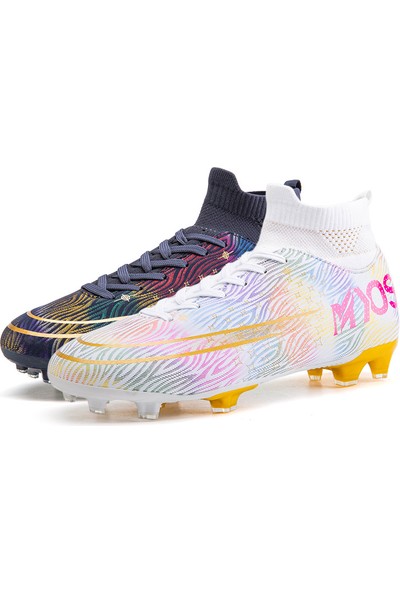 Lrsmile Siyah - Beyaz Futbol Ayakkabısı (Yurt Dışından)