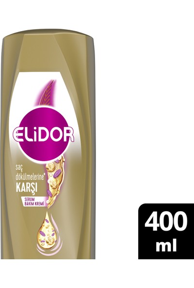Elidor Superblend Serum Bakım Kremi Saç Dökülmelerine Karşı E Vitamini Chia Tohumu Yağı Keratin 400 ml