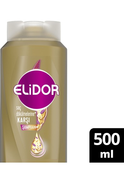 Elidor Superblend Saç Bakım Şampuanı Saç Dökülmelerine Karşı E Vitamini Chia Tohumu Yağı Arjinin 500 ML