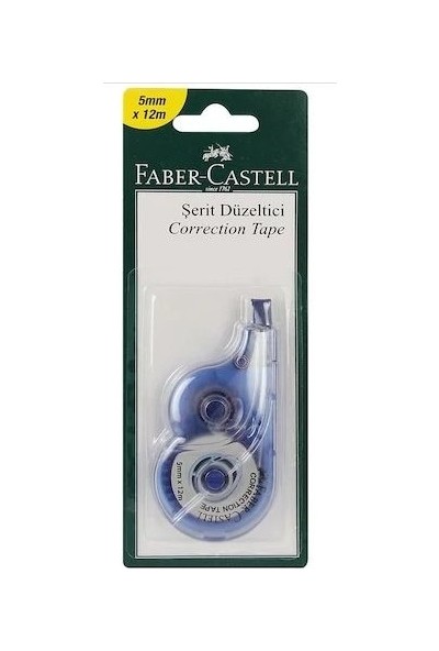 Faber-Castell Şerit Düzeltici 5mmx12m Faber-Castell Şerit Düzeltici 5mmx12m