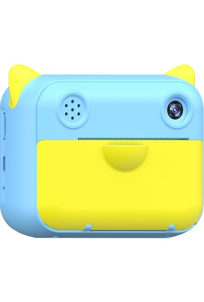 Dake Culture CP01 Hd Termal Baskı 2.4 Inç Video 16G Micro Sd Kartlı Çocuk Kamerası - Mavi (Yurt Dışından)