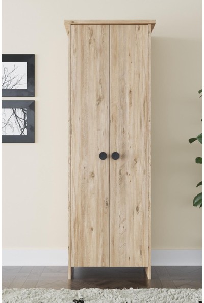 Kzy Mobilya Erzak & Kiler Çok Amaçlı Dolap Atlantik Çam
