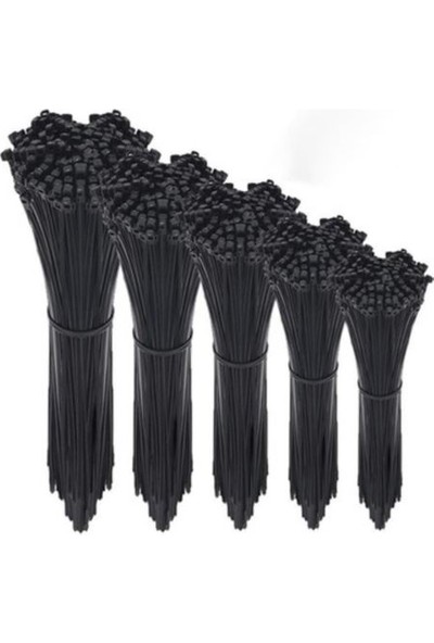 Frt 3.5 x 200 Siyah Kablo Bağı 100 Lü Paket Frt 3.5 x 200 Siyah Kablo Bağı 100 Lü Paket