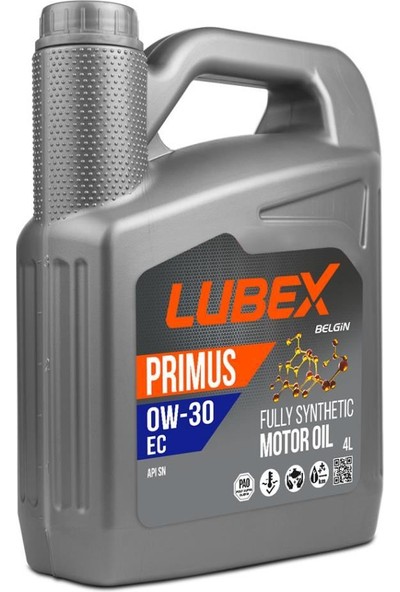 Lubex Primus 0W-30 EC 4 Litre Motor Yağı ( Üretim Yılı: 2022 ) Lubex Primus 0W-30 EC 4 Litre Motor Yağı ( Üretim Yılı: 2022 )