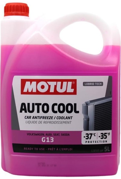 Motul Auto Cool G13 -37°C Pembe Antifriz 5 Litre