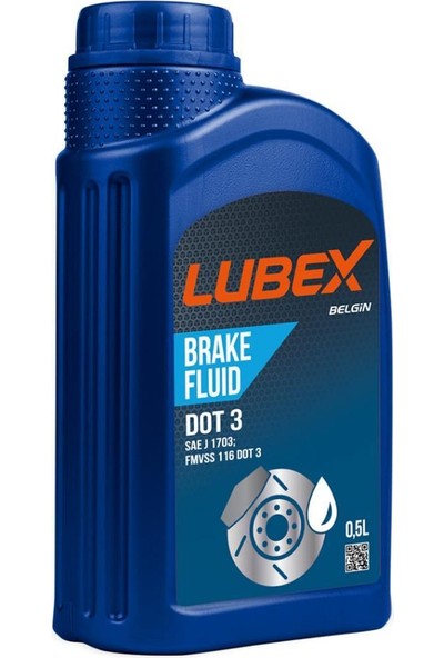 Lubex Brake Fluid DOT 3 500 Ml Fren Hidrolik Yağı ( Üretim Yılı: 2022 ) Lubex Brake Fluid DOT 3 500 Ml Fren Hidrolik Yağı ( Üretim Yılı: 2022 )