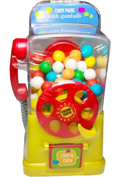 Candy Mega Phone Sakız Makinası Sarı-Kırmızı 100 gr Candy Mega Phone Sakız Makinası Sarı-Kırmızı 100 gr