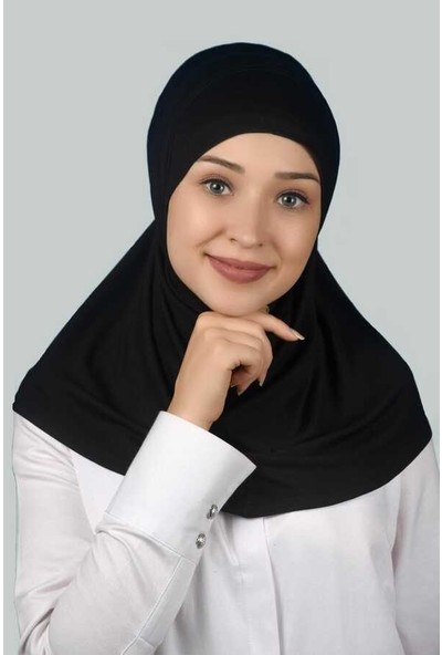 Al-Tobeh Turlu Hijab - Tek Parça -Siyah Al-Tobeh Al-Tobeh Turlu Hijab - Tek Parça -Siyah Al-Tobeh