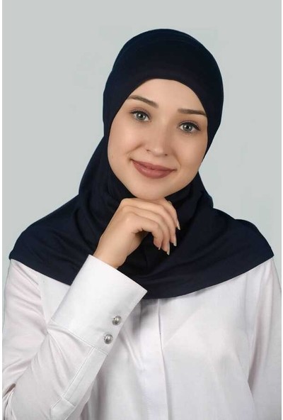 Al-Tobeh Turlu Hijab - Tek Parça - Lacivert Al-Tobeh Al-Tobeh Turlu Hijab - Tek Parça - Lacivert Al-Tobeh