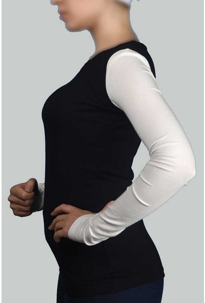 Al-Tobeh Sıfır Kol Body - Siyah Al-Tobeh