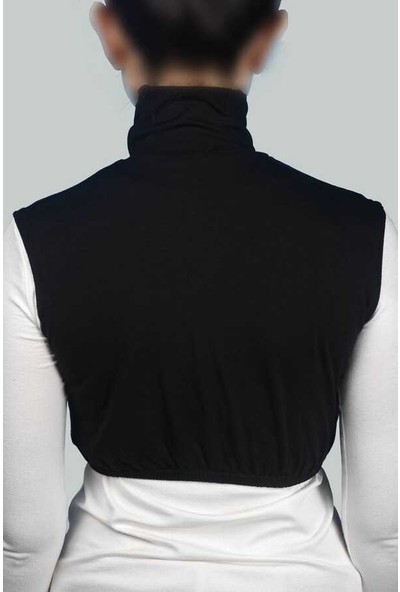 Al-Tobeh Sıfır Kol Yarım Body - Siyah Al-Tobeh