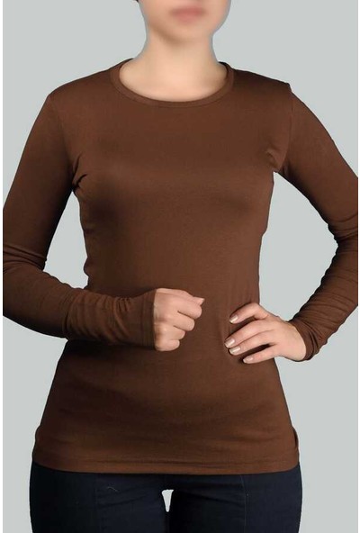 Uzun Kollu Body - Çikolata Al-Tobeh