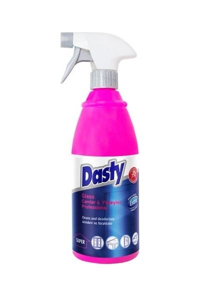 Dasty Camlar & Yüzeyler İçin Temizlik Spreyi 750 ml Dasty Camlar & Yüzeyler İçin Temizlik Spreyi 750 ml