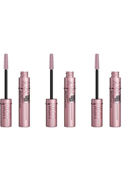 Maybelline Sky High Lash Sensational Maskara 3 Adet Maybelline Sky High Lash Sensational Maskara 3 Adet
