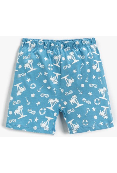 Koton Erkek Bebek Baskılı Şort Pamuklu