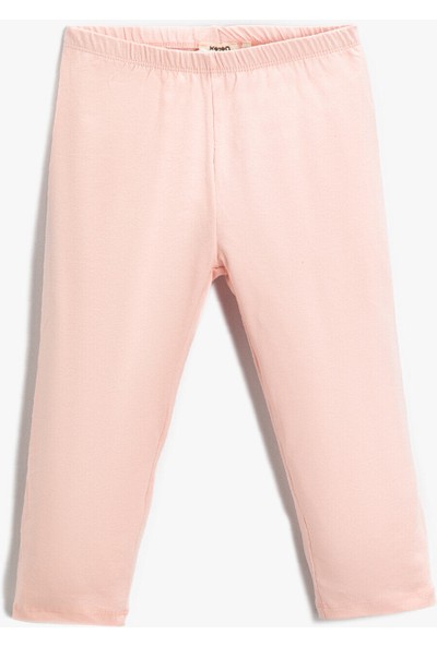 Koton Kız Çocuk Basic Kapri Tayt Pamuklu Koton Kız Çocuk Basic Kapri Tayt Pamuklu