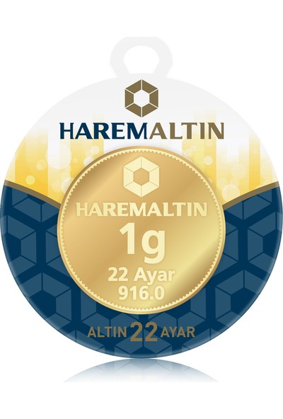 Harem Altın 1 gr 22 Ayar Gram Külçe Altın Harem Altın 1 gr 22 Ayar Gram Külçe Altın