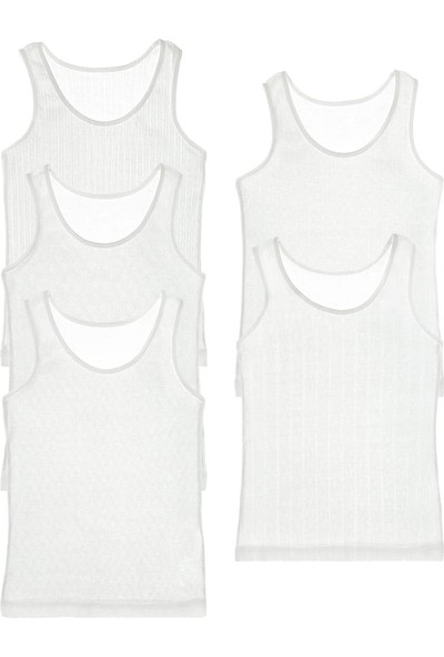 Donella 5'li %100 Pamuk Kız Çocuk Atlet Beyaz - 49733 Donella 5'li %100 Pamuk Kız Çocuk Atlet Beyaz - 49733