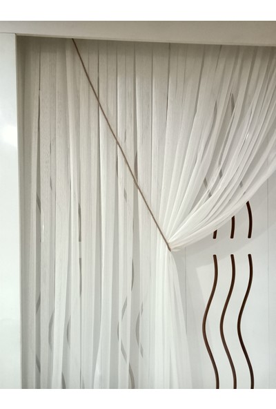 Self Stone Vizon Tül & Fon Toplama 3 mt Halat Kordon Broçol Self Stone Vizon Tül & Fon Toplama 3 mt Halat Kordon Broçol