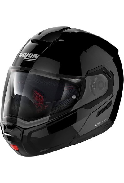 Nolan N90-3 Kask N-Com Parlak Siyah