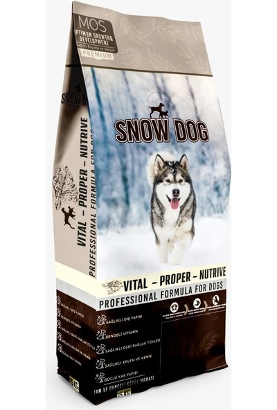 Snow Dog Kuzu Etli Köpek Maması 15 kg