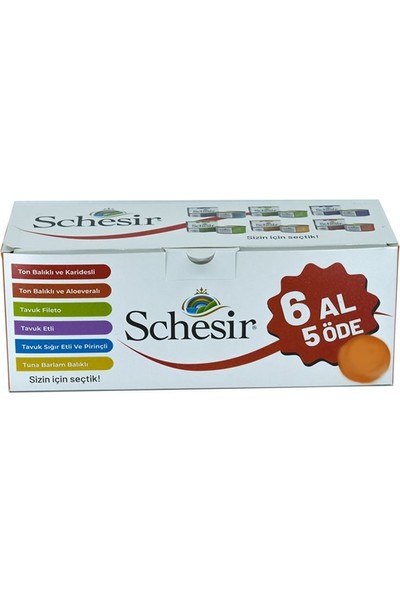 Schesir 6 Al 5 Öde Karma Kedi Konservesi