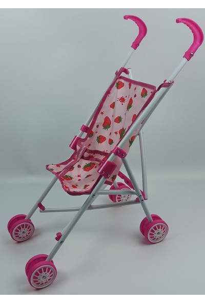 Dmını Oyuncak Baston Puset Katlamalı Metal Çilek Desenli Pembe-Beyaz Dmını Oyuncak Baston Puset Katlamalı Metal Çilek Desenli Pembe-Beyaz