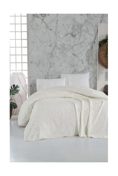 Elart Embos Battaniye Çift Kişilik Krem 220X240CM - 3000 gr Elart Embos Battaniye Çift Kişilik Krem 220X240CM - 3000 gr