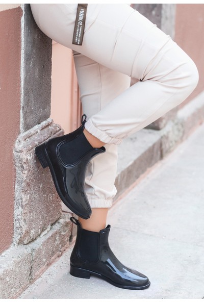 By Taner Erol Icıa Siyah Yağmur Botu By Taner Erol Icıa Siyah Yağmur Botu