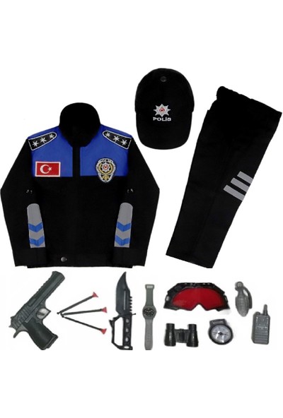 Liyavera Çocuk Sivil Toplum Polis Kostümü Sivil Toplum Polis Kıyafeti Üniforması Liyavera Çocuk Sivil Toplum Polis Kostümü Sivil Toplum Polis Kıyafeti Üniforması