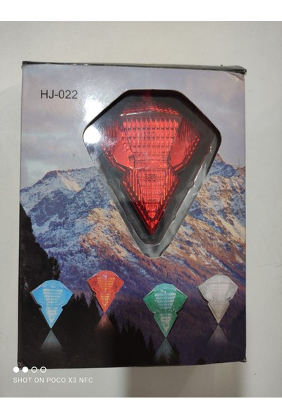 Onur Elmas Desen Arka Lamba Lazer Işıklı Usbli