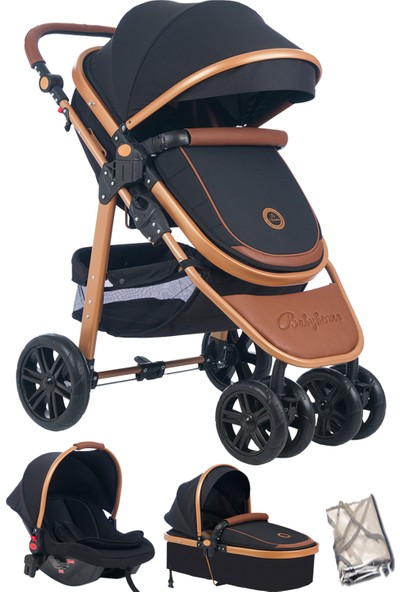 Baby Home 935 Trend Travel Sistem Bebek Arabası Gold Siyah Baby Home 935 Trend Travel Sistem Bebek Arabası Gold Siyah