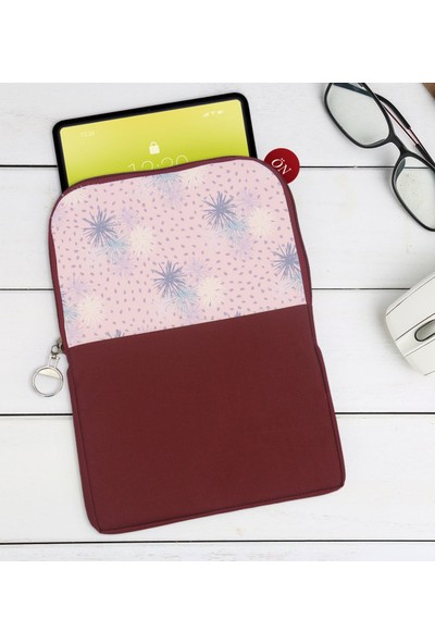 Bk Gift Modern Art Tasarımlı Taşınabilir Koruyucu Tablet Kılıfı & Organizer Çanta - Bordo-3 Bk Gift Modern Art Tasarımlı Taşınabilir Koruyucu Tablet Kılıfı & Organizer Çanta - Bordo-3